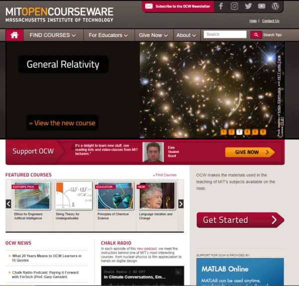 オンラインで学習可能なMIT OPEN COURSEWARE を使ってみた - 心のデブを信じろ