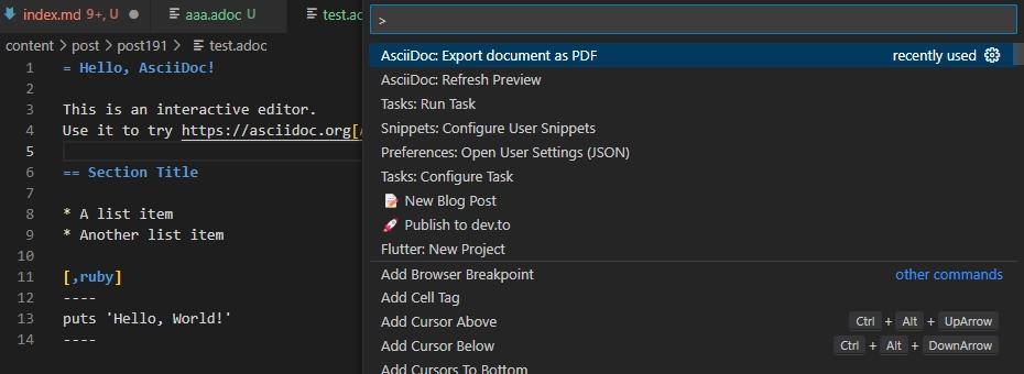 AsciiDocっていいよね - 心のデブを信じろ